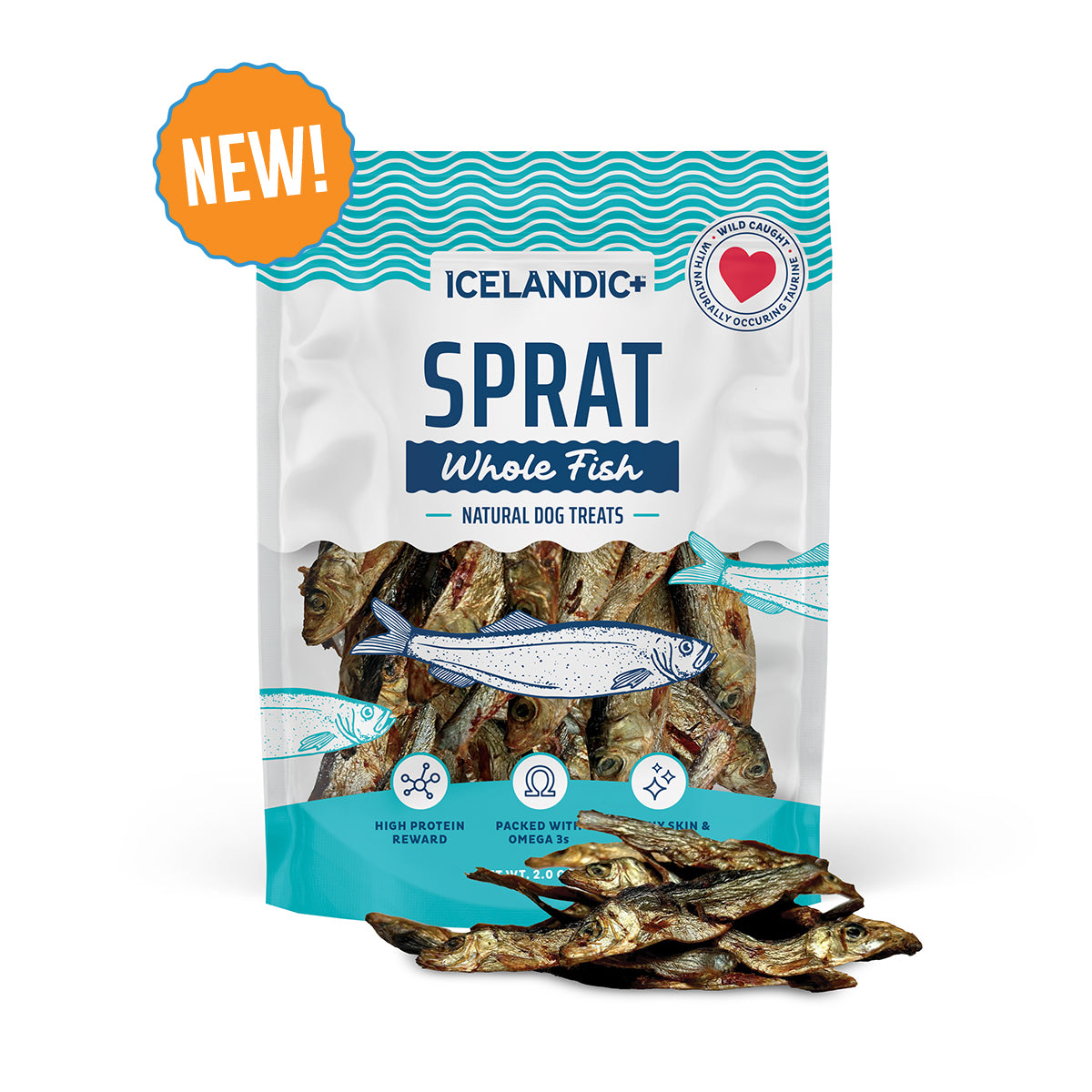 Sprat Whole Fish Dog Treats – Icelandic+