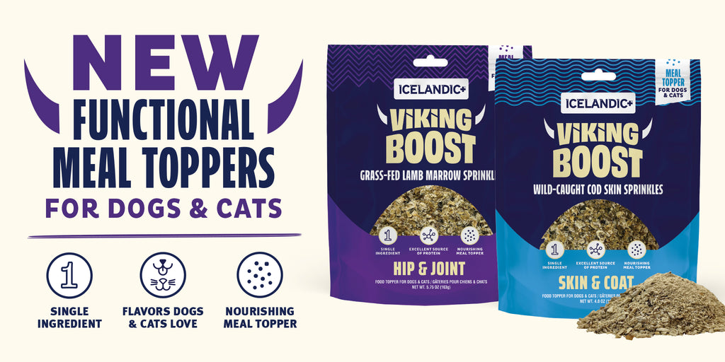Icelandic+ Natural Dog and Cat Treats Sourced in Iceland